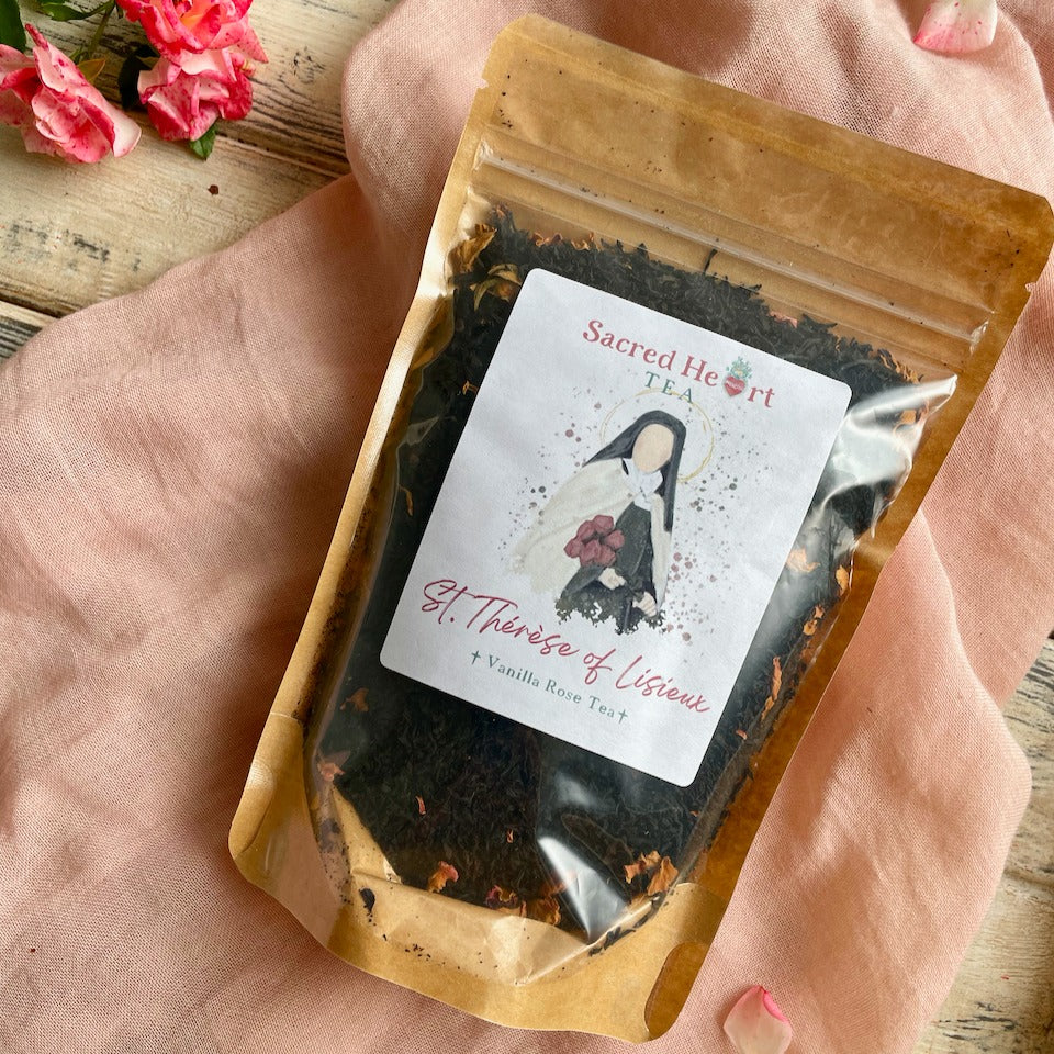 Saint Therese of Lisieux | Vanilla Rose Tea – Happy Nest Home Goods